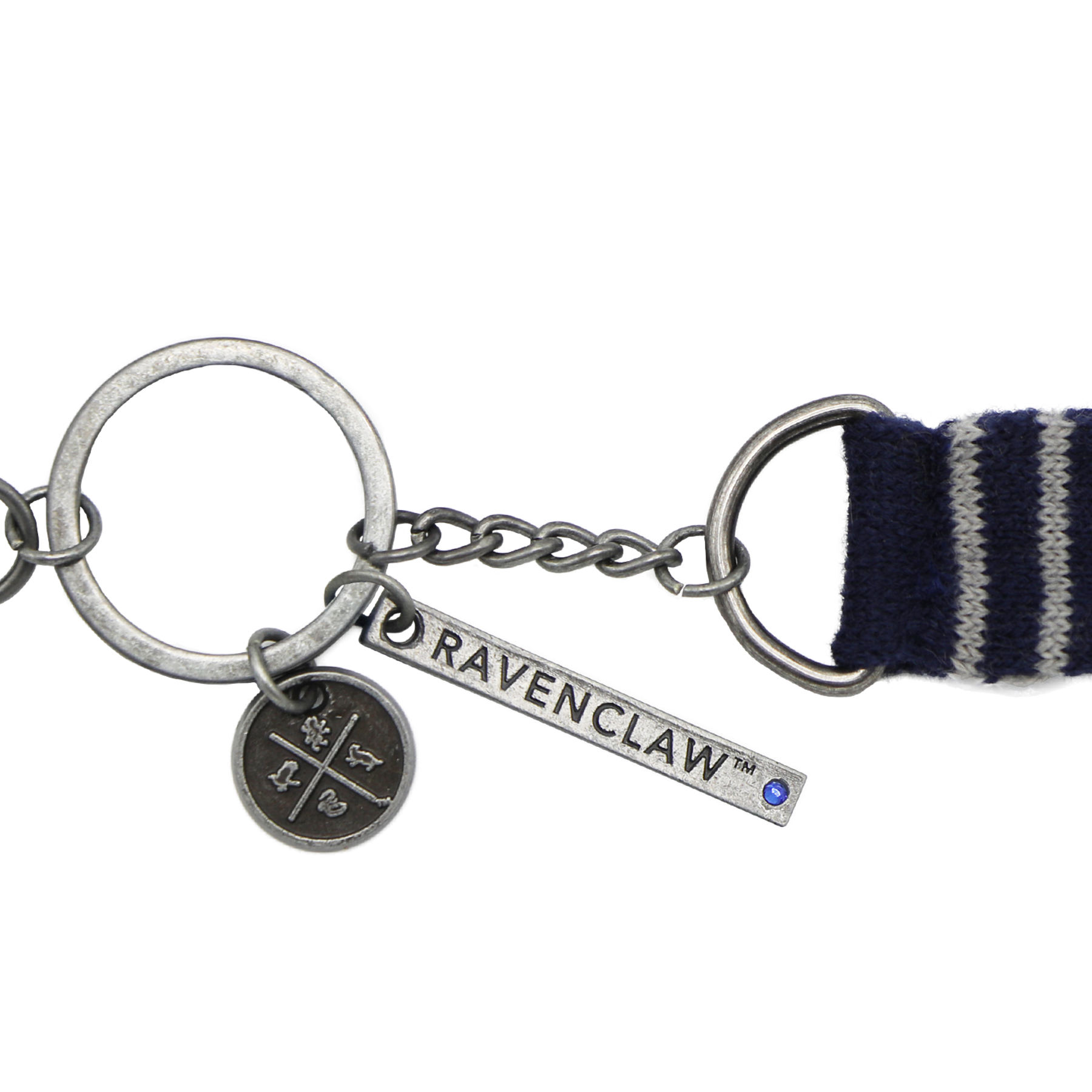 Ravenclaw Scarf Keyring | Harry Potter Shop US