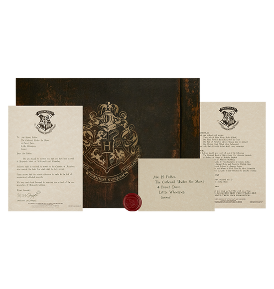 Personalized Hogwarts Acceptance Letter | Harry Potter Shop US